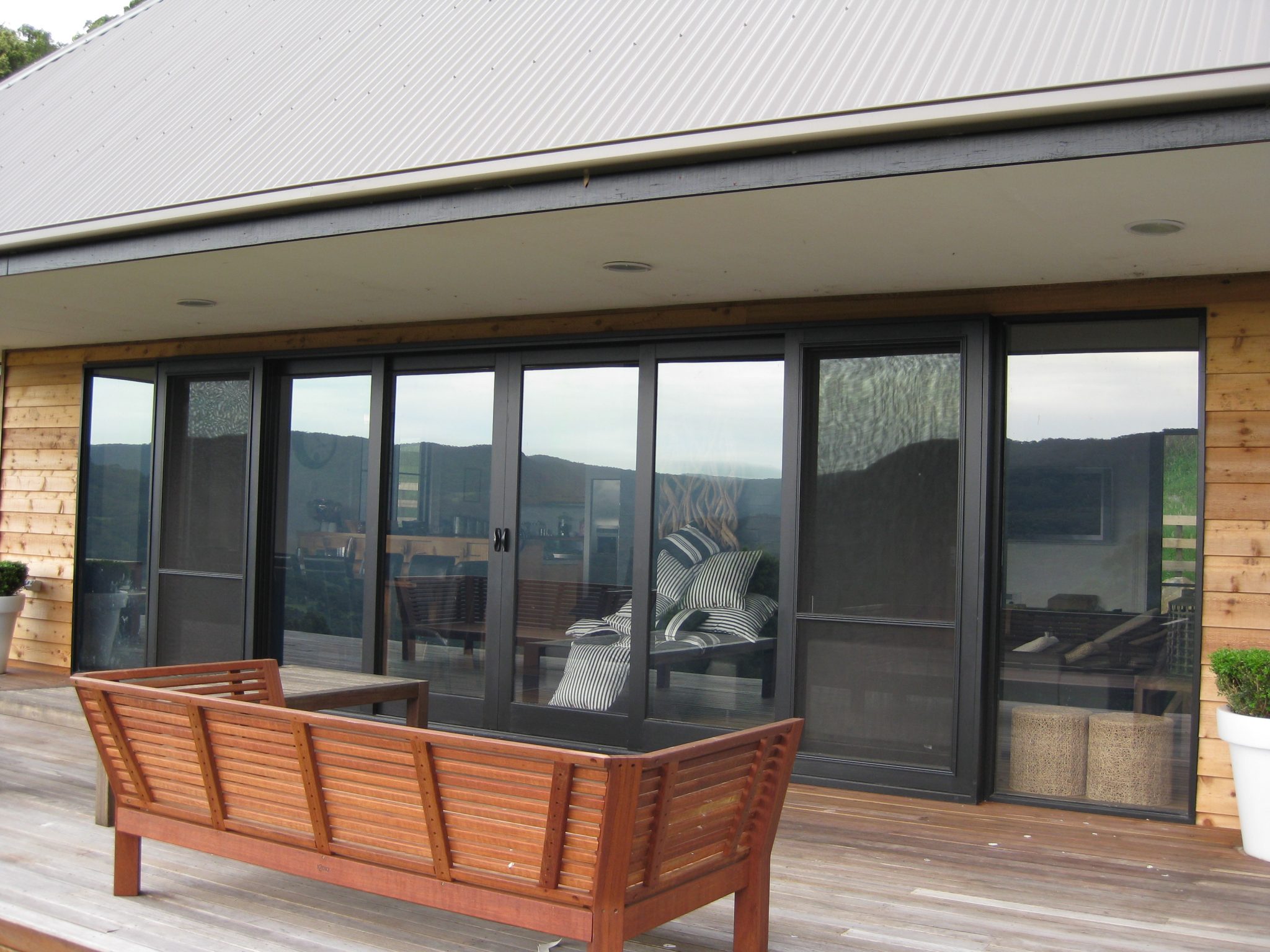 Cedar Sliding Door | Hanlon Windows
